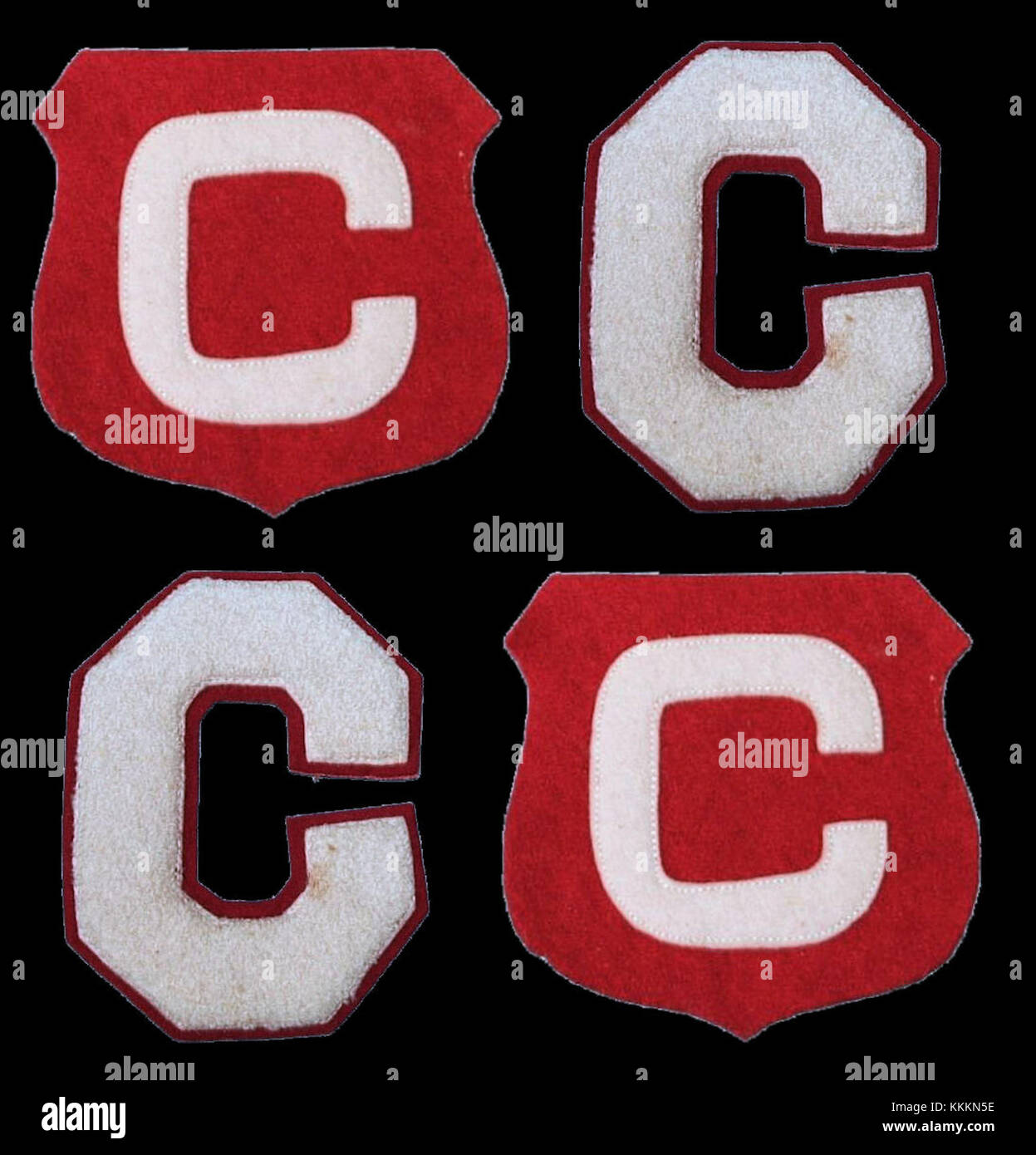 The image from 1941 features varsity athletic letters awarded to ...