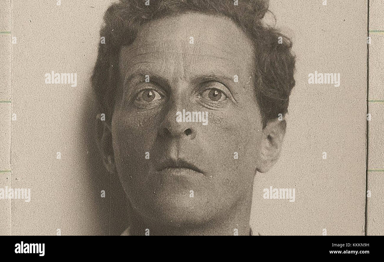 A portrait of Ludwig Wittgenstein, a prominent 20th-century philosopher ...