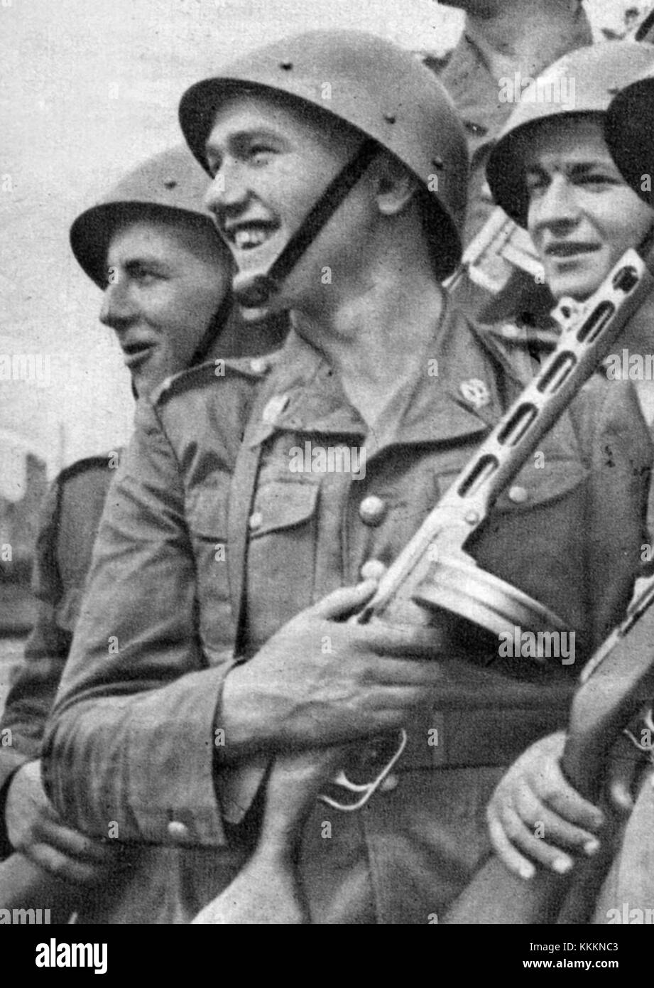 This photograph from 1951 features Polish Army soldiers, reflecting the ...