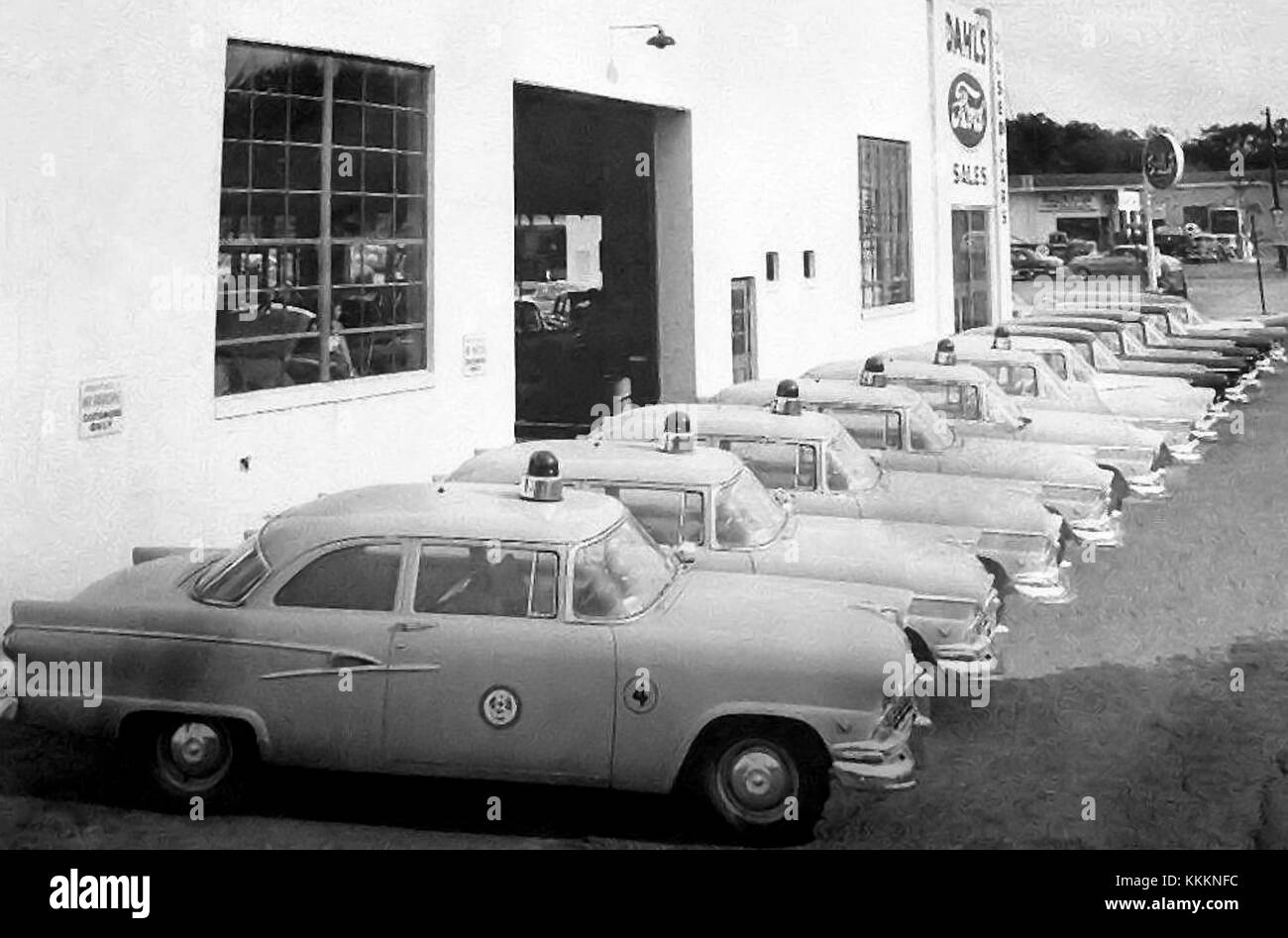 1950s ford police Black and White Stock Photos & Images - Alamy