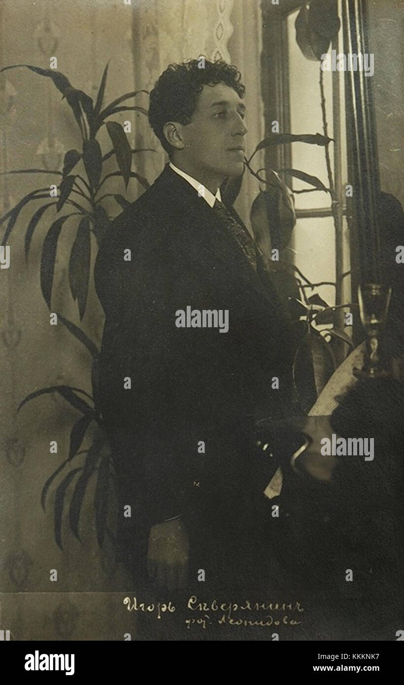 Lev Leonidov's photograph of poet Igor Severyanin captures a ...