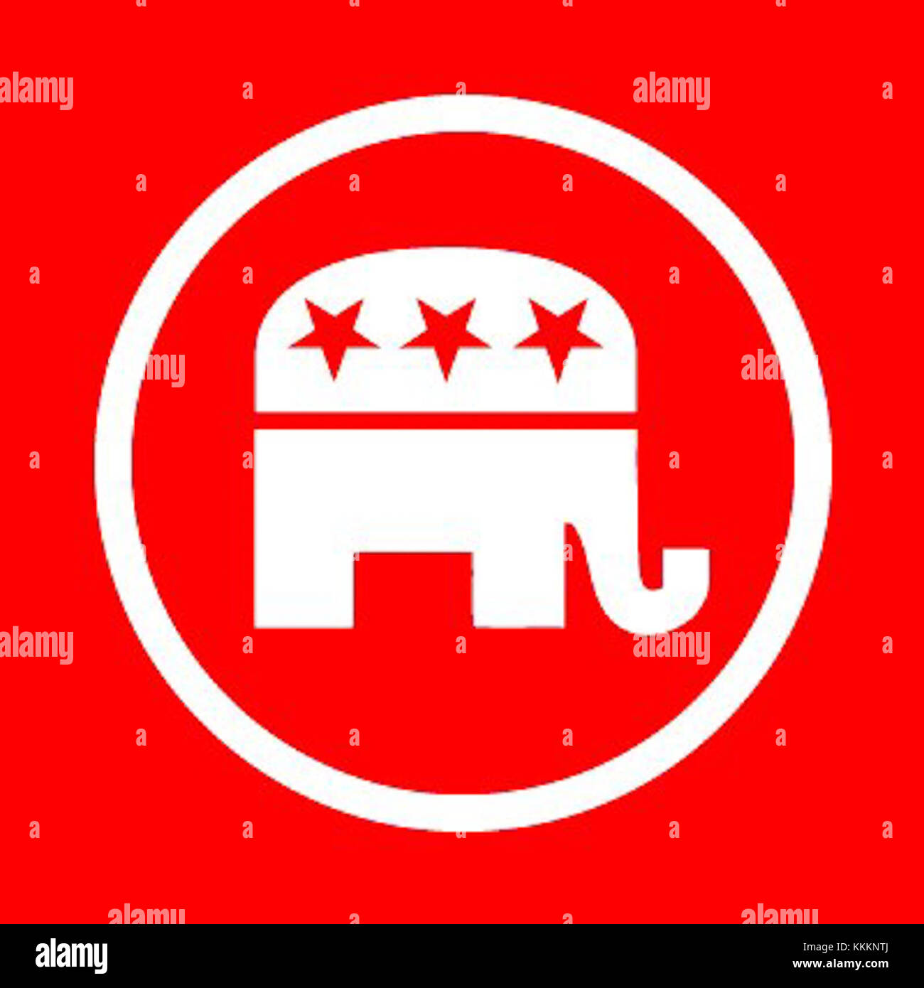 The GOP elephant, a symbol of the Republican Party in the United States ...