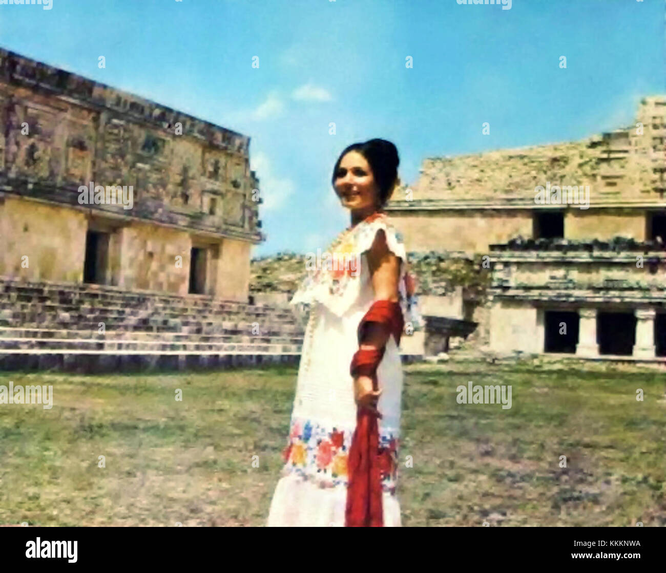 *Flor Silvestre*, a popular Mexican singer, is seen performing in ...