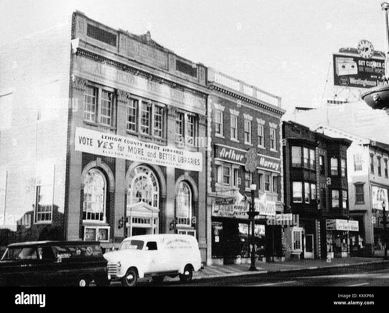 A photograph taken in 1962, showing the 900 Block of Hamilton Street on ...