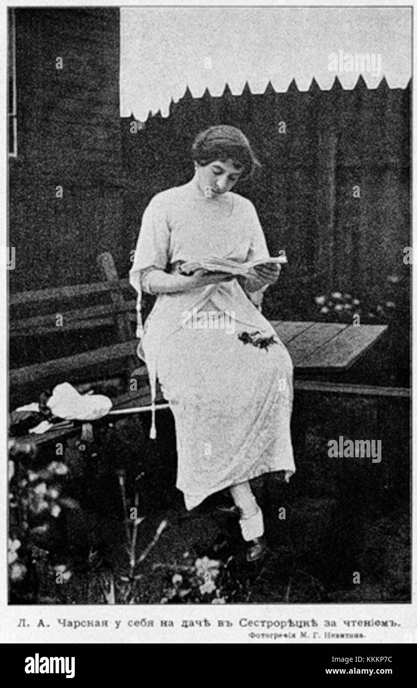 Lidia Charskaya is a notable figure, likely an artist, writer, or other ...