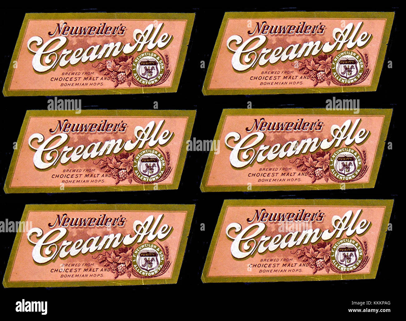 The Neuweiler Brewery Pre-Prohibition Labels are collectible items ...
