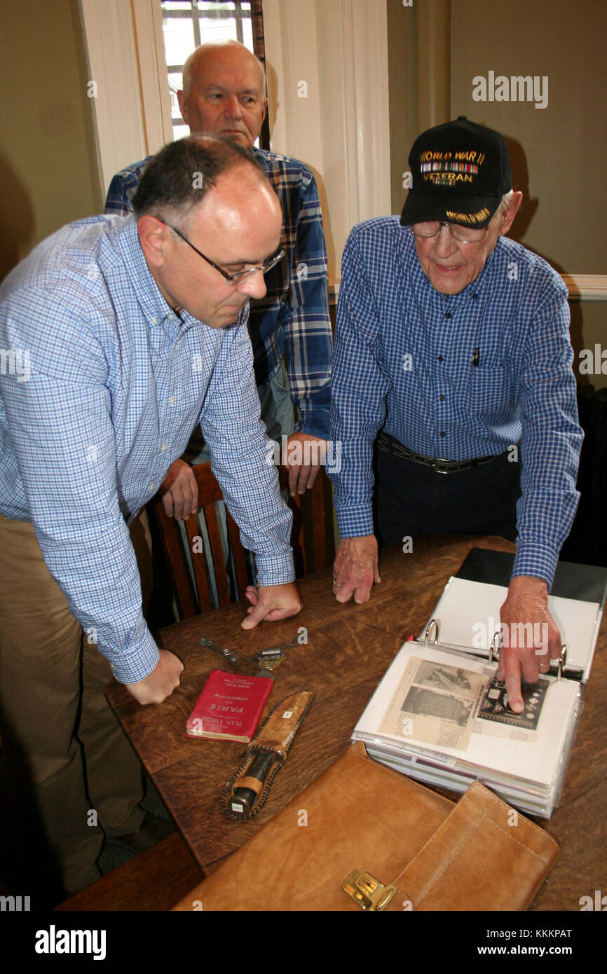World War II Army veteran Charlie Brown of Olean, New York discusses ...