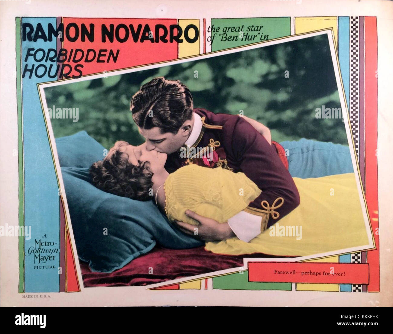 'Forbidden Hours' is a 1931 film, and this lobby card captures an ...