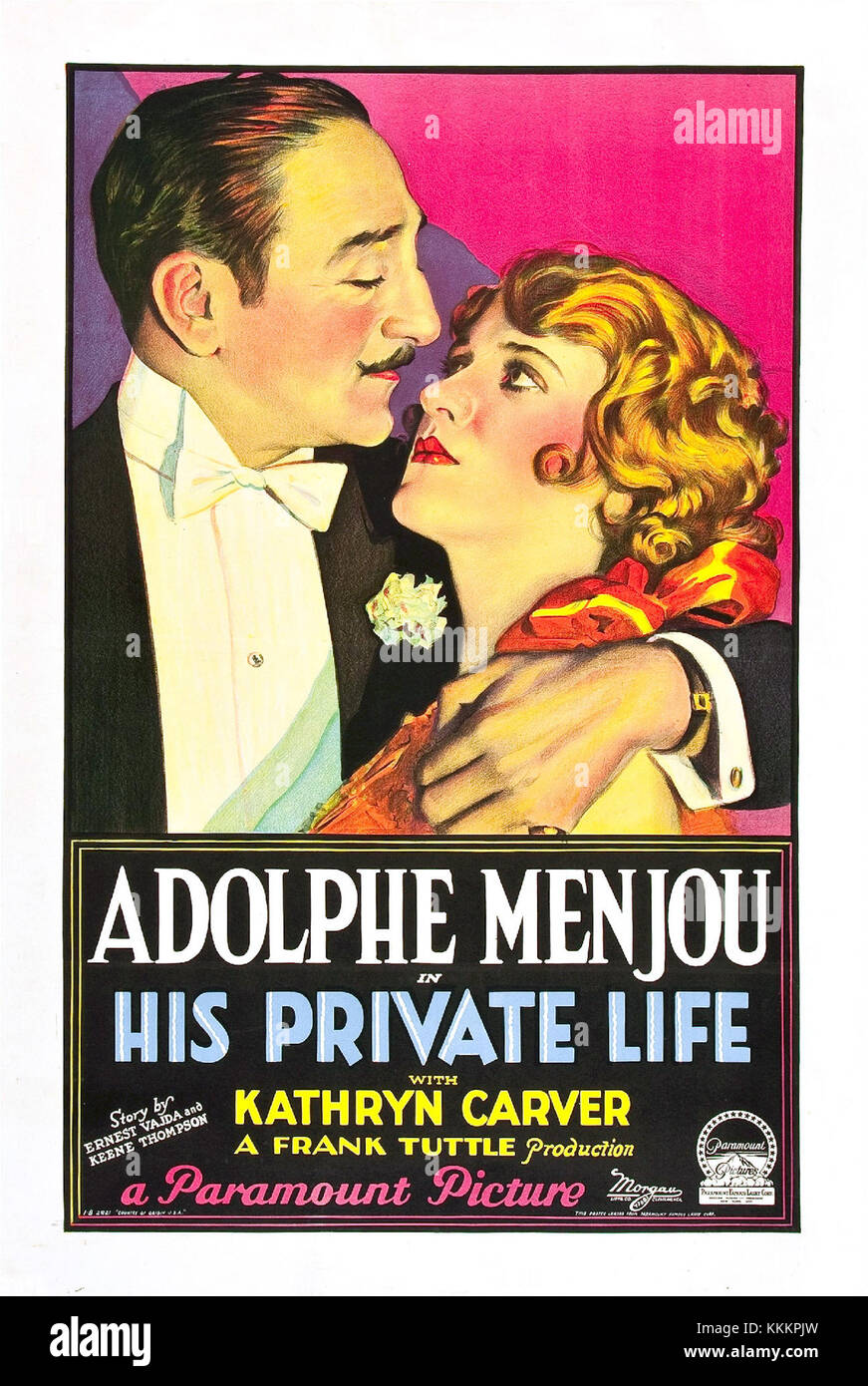 The 'His Private Life' poster is a promotional material for the popular ...
