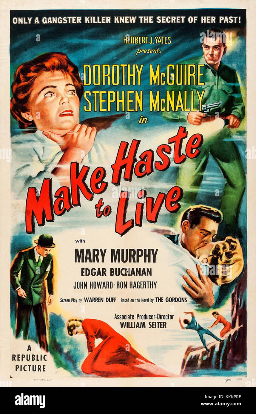 Make haste to live poster small Stock Photo - Alamy