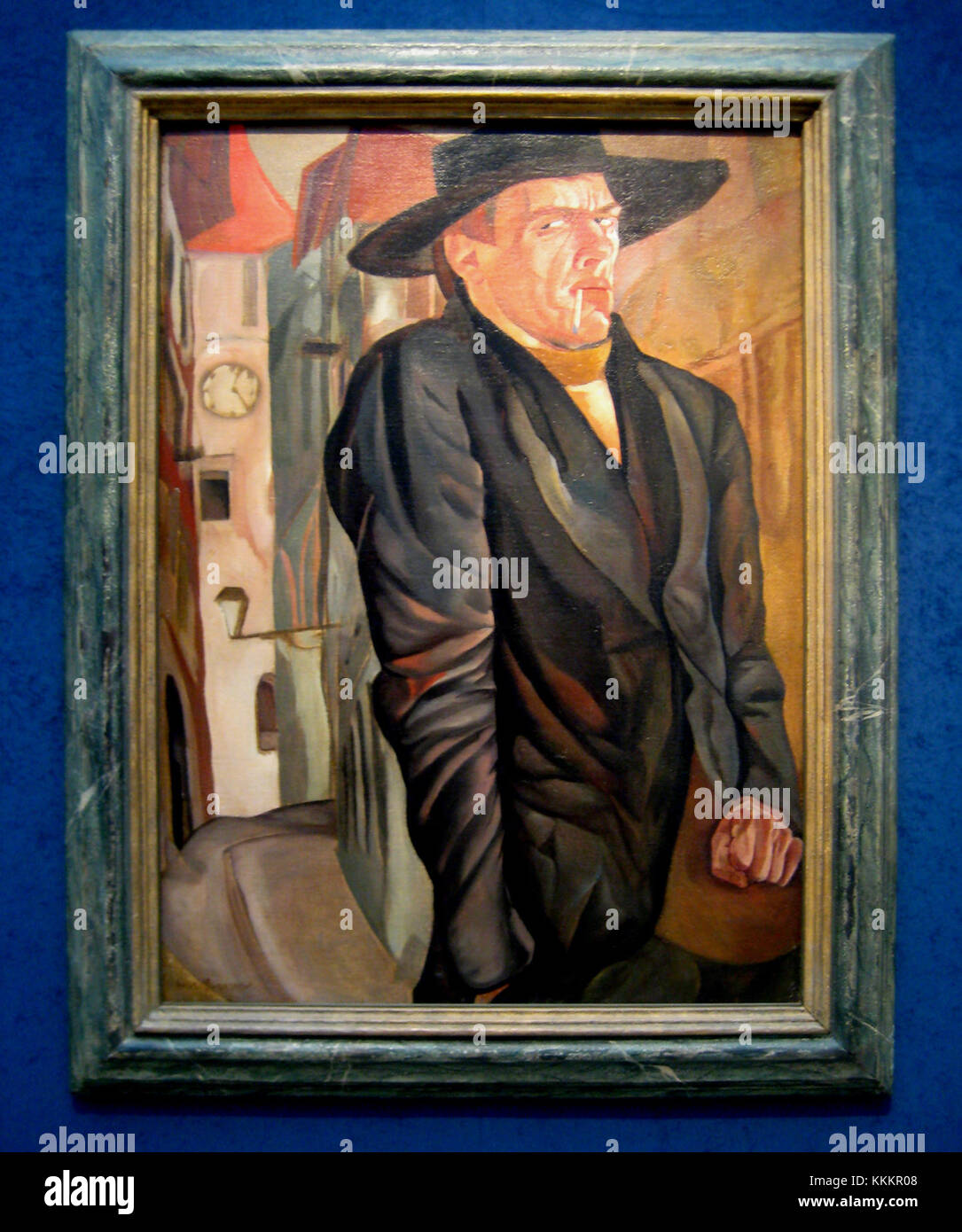 A self-portrait by Russian artist Boris Grigoriev, known for his ...