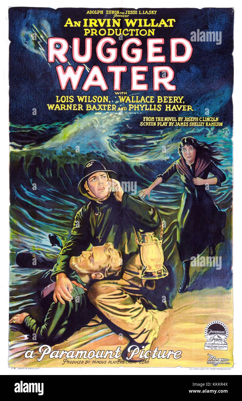 The Rugged Water poster showcases an iconic image, often associated ...