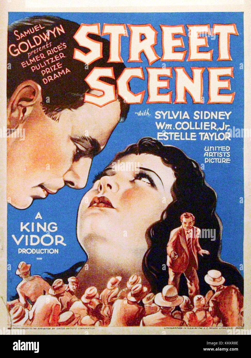 This 1931 street scene captures a moment in urban life, reflecting the ...