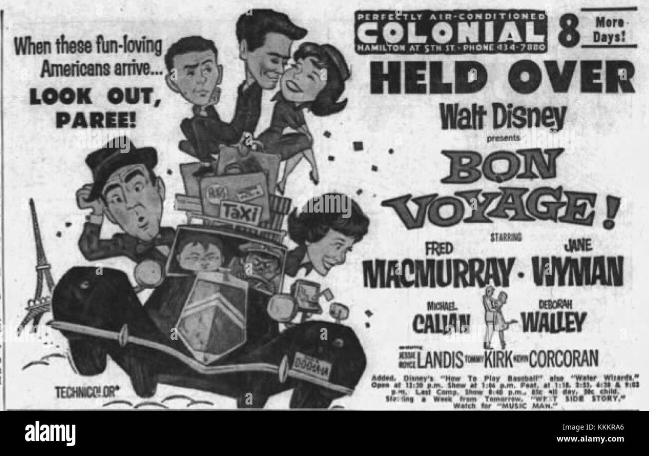 This advertisement from the Colonial Theater in Allentown, PA, in 1962 ...