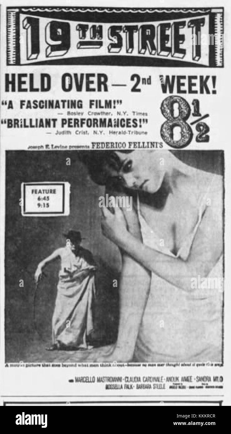 The 1963 advertisement for the Nineteenth Street Theater in Allentown ...