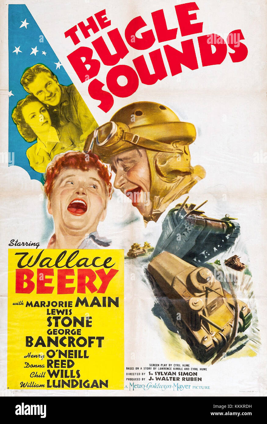 This promotional poster for *The Bugle Sounds* likely references a ...