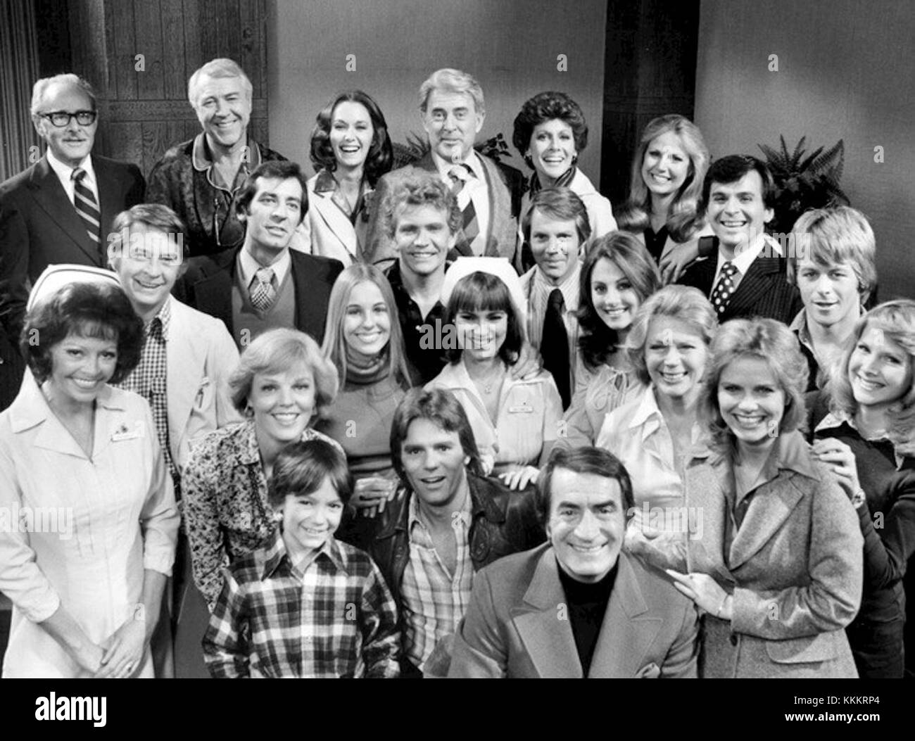 The cast of the 1977 television show 'General Hospital' included ...