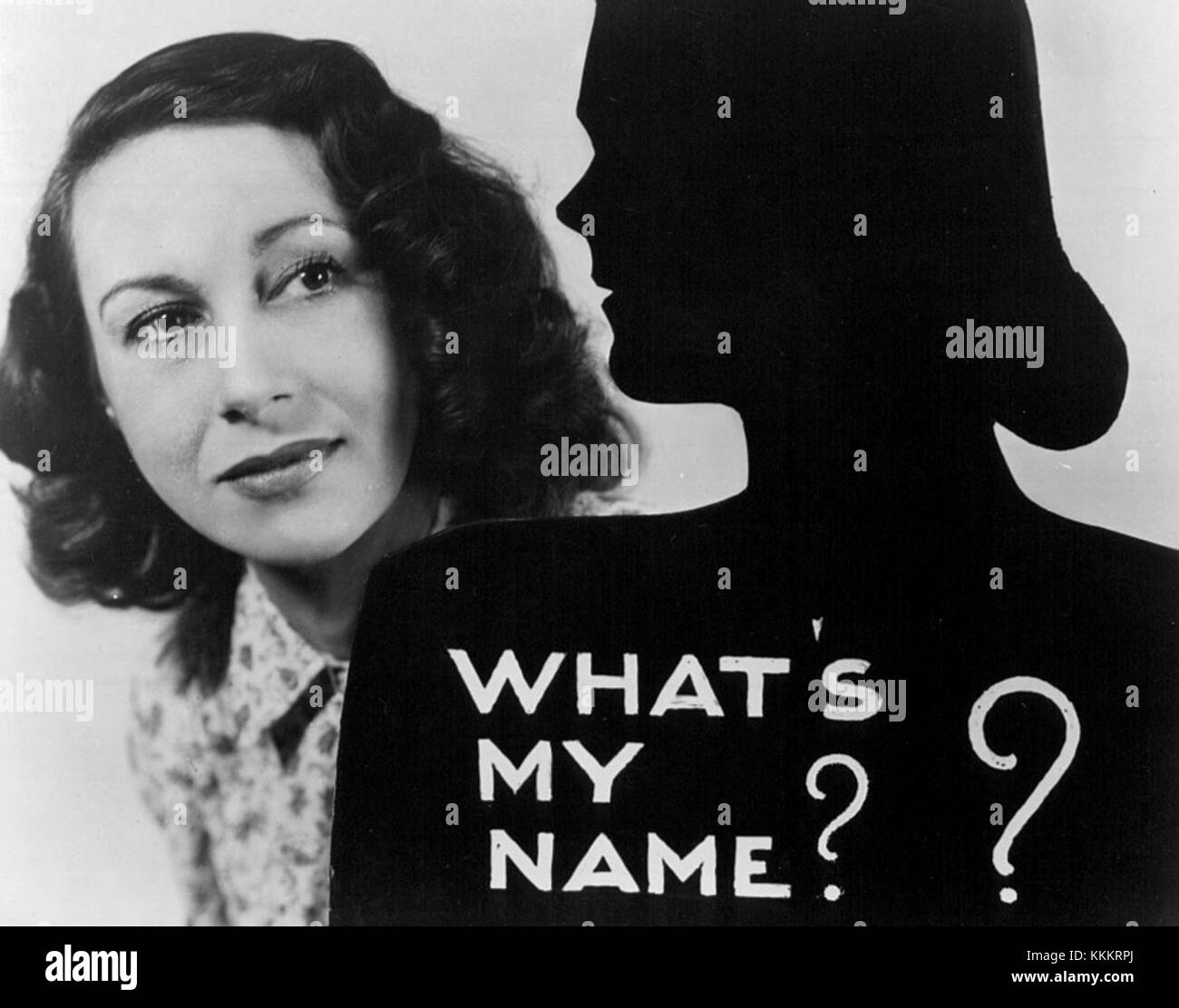 Whats my name Black and White Stock Photos & Images - Alamy