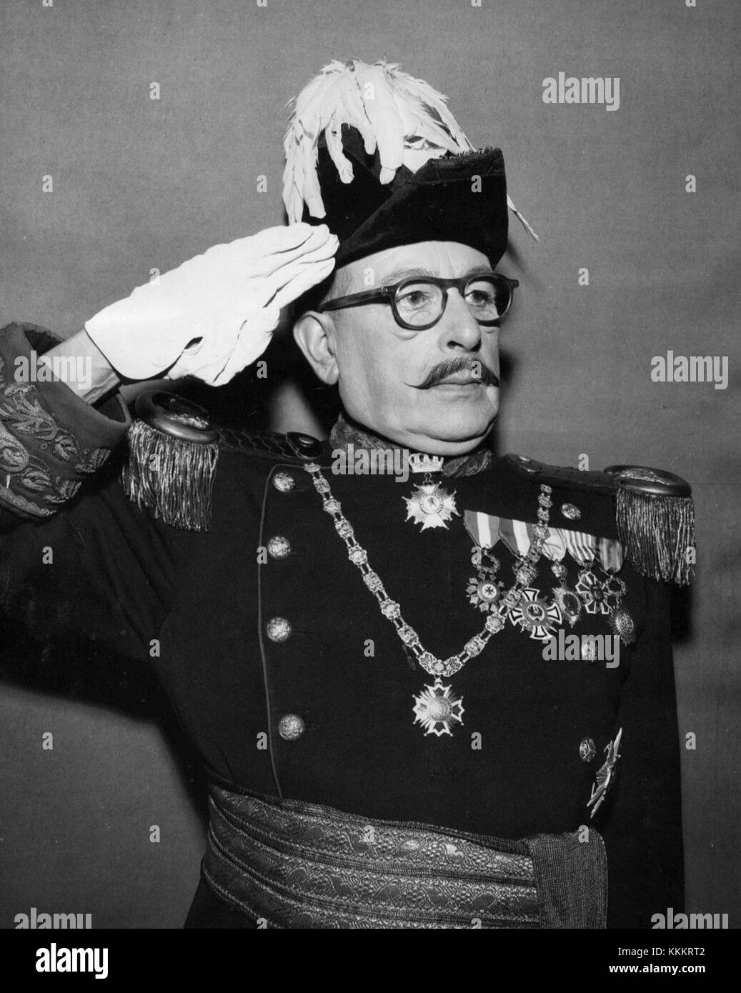 Sir Cedric Hardwicke, renowned British actor, performs in the role of ...