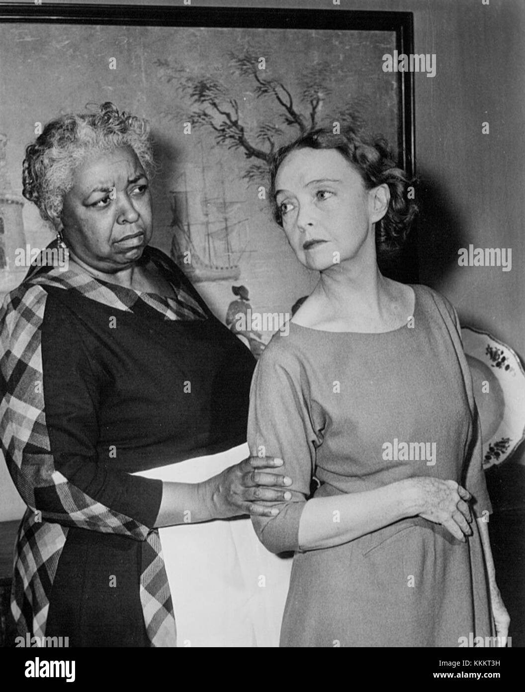 A photograph featuring Ethel Waters and Lillian Gish from the 1955 ...