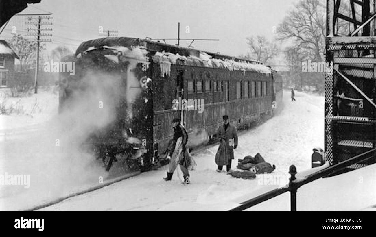 The last passenger train departs southbound from the Allentown LVRR ...