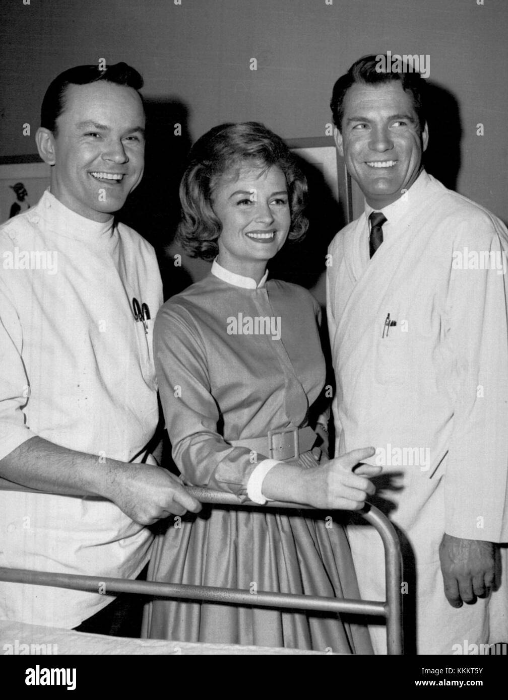 Bob Crane Donna Reed Carl Betz Donna Reed Show 1963 Stock Photo - Alamy