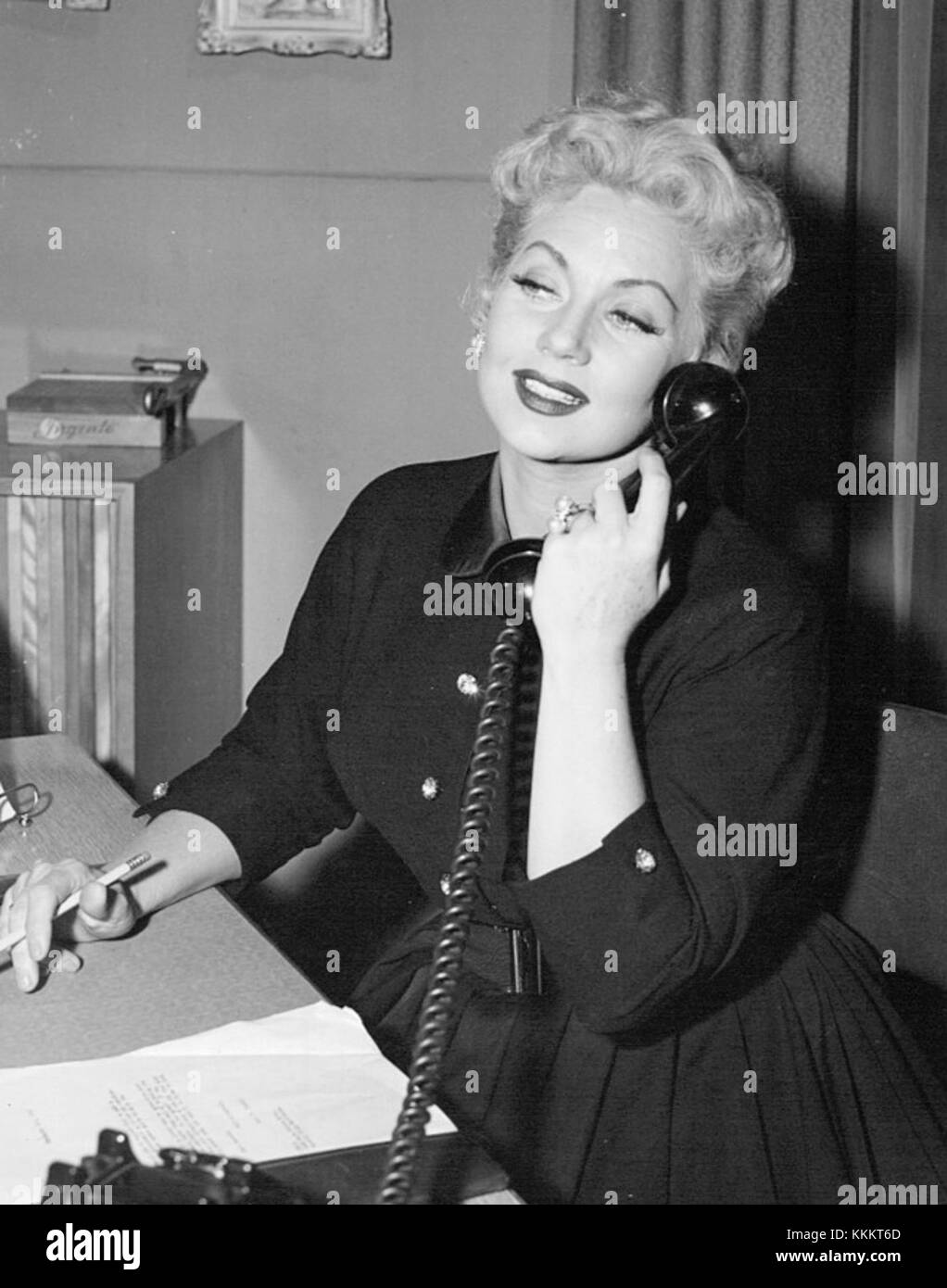 Ann Sothern starred in the 1954 film *Private Secretary*, a comedy ...