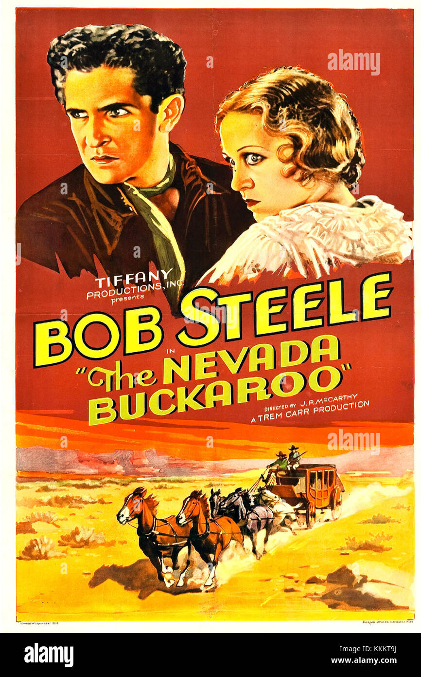 Nevada Buckaroo poster Stock Photo - Alamy