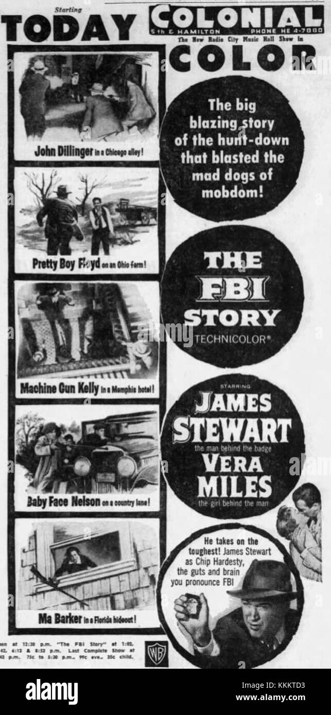 This ad from October 8, 1959, promotes a show at the Colonial Theater ...