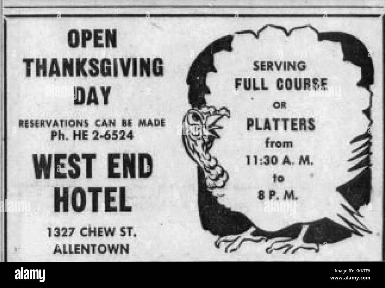 Thanksgiving dinner in the 1950s hi-res stock photography and images ...