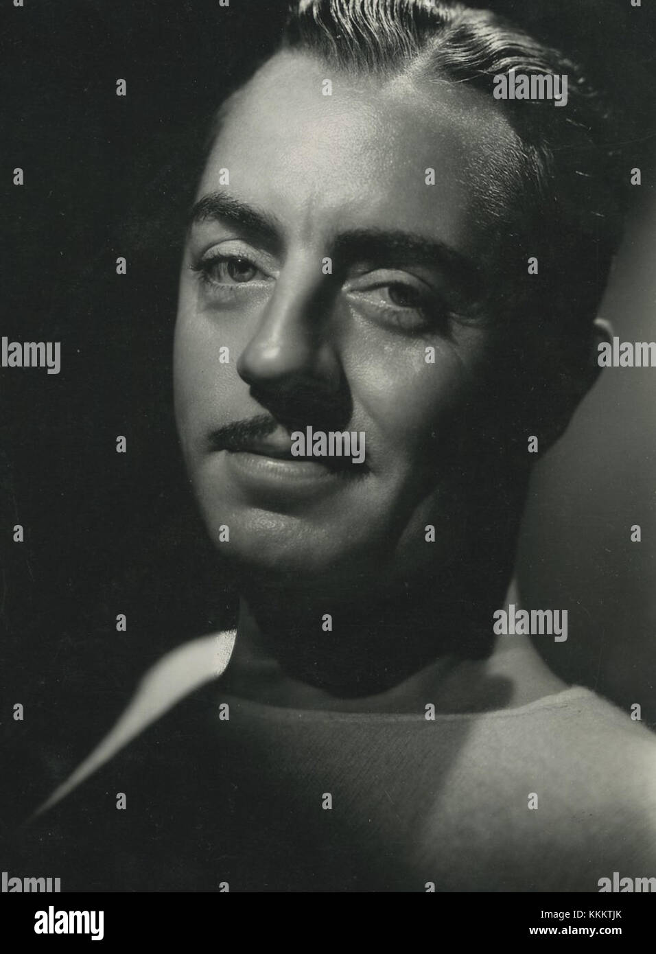A portrait of American actor William Powell, captured by renowned ...