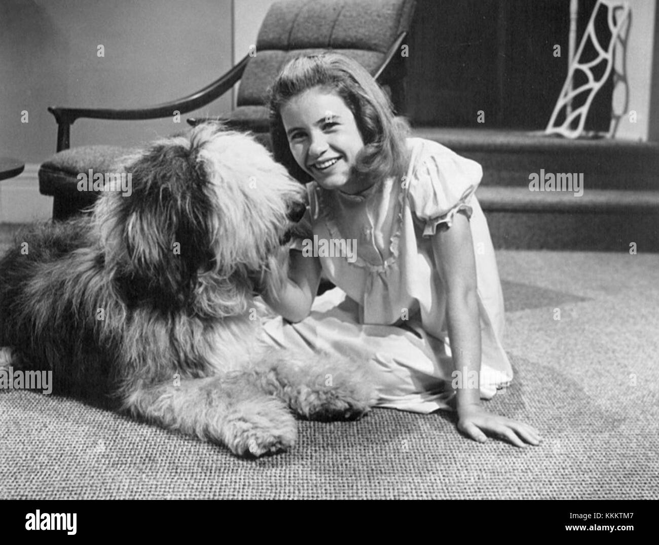 Patty Duke Show Patty and Tiger Stock Photo - Alamy
