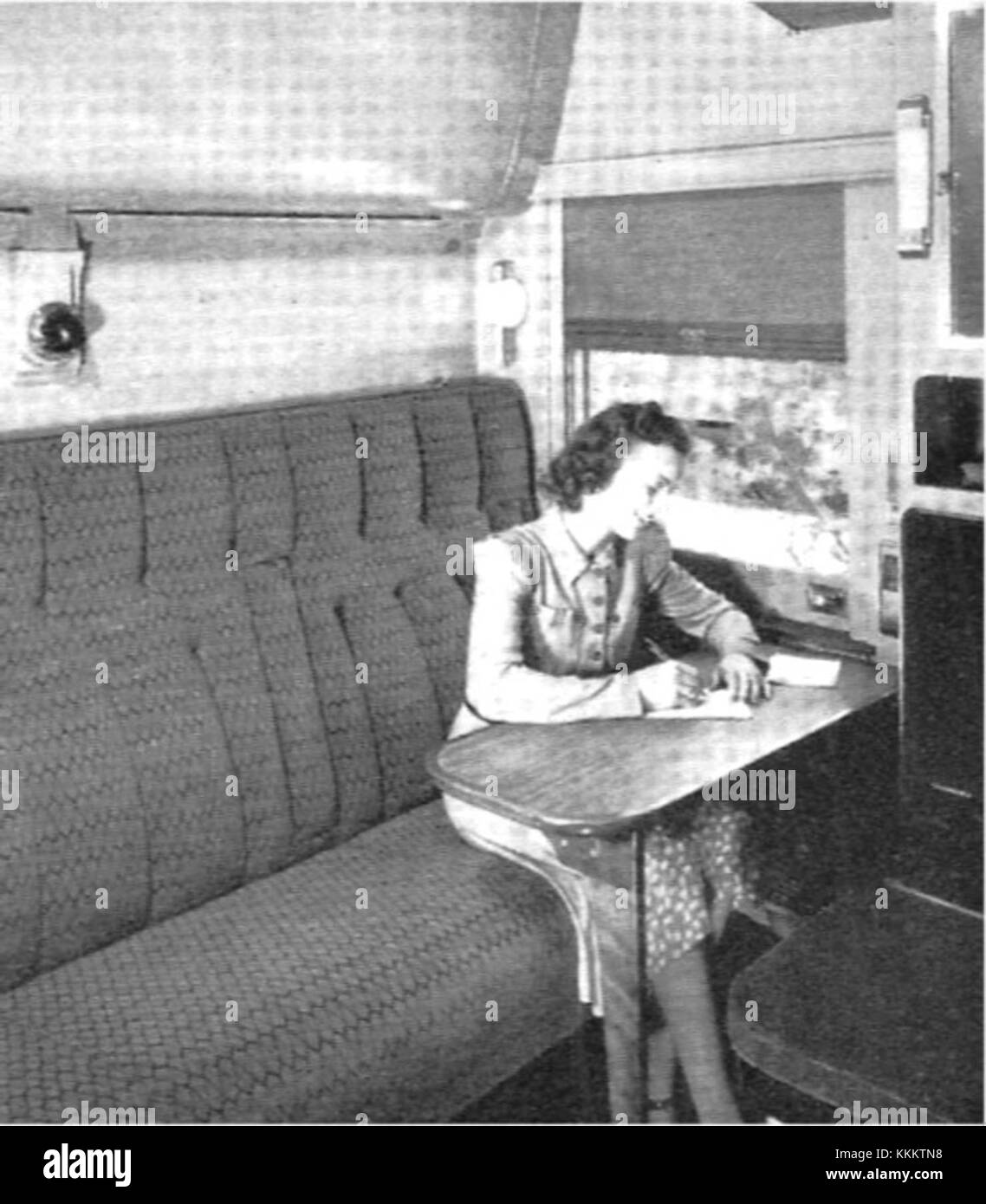 The Texas Zephyr Pullman bedroom was a luxurious compartment aboard the ...