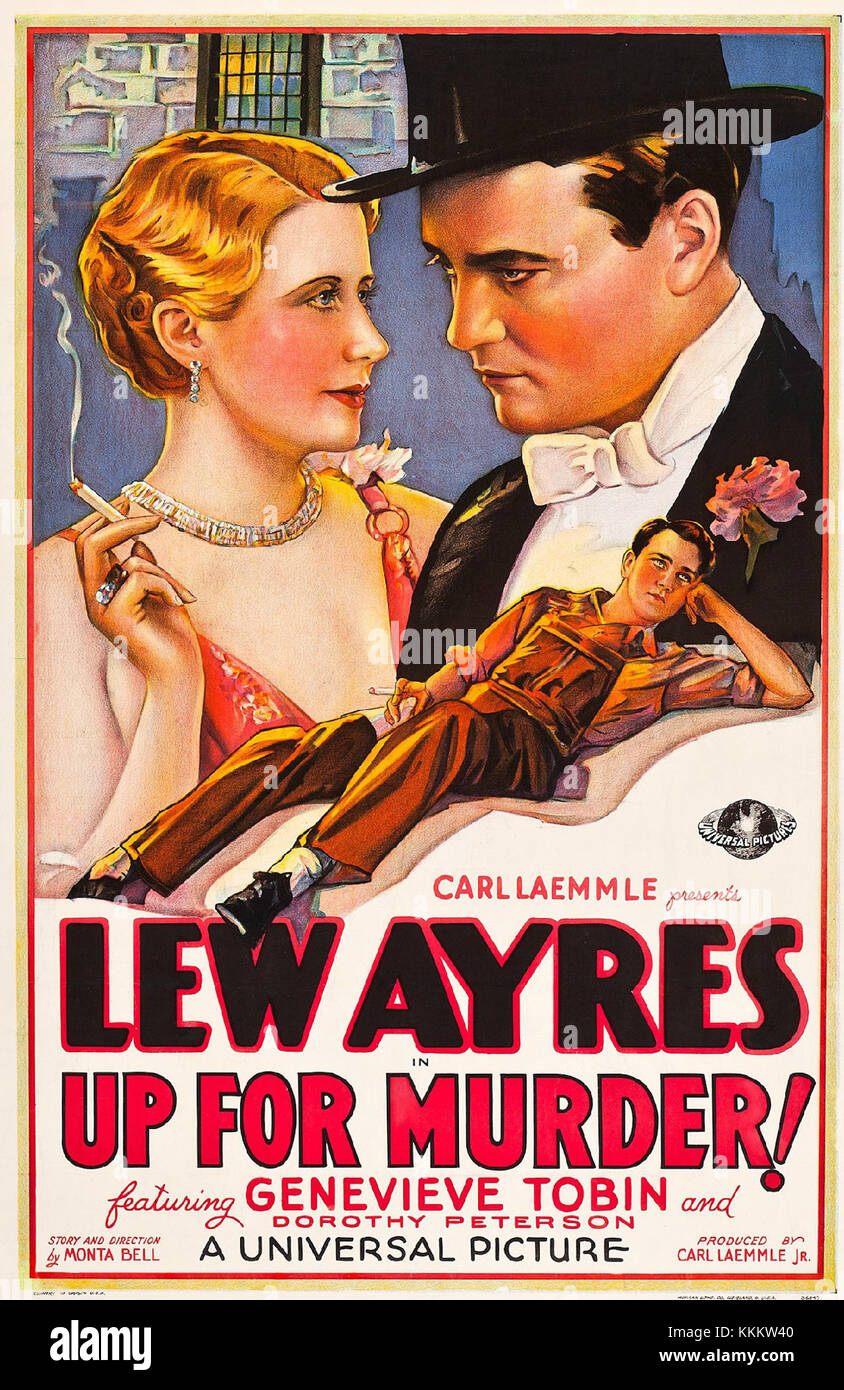 Up for Murder poster Stock Photo - Alamy