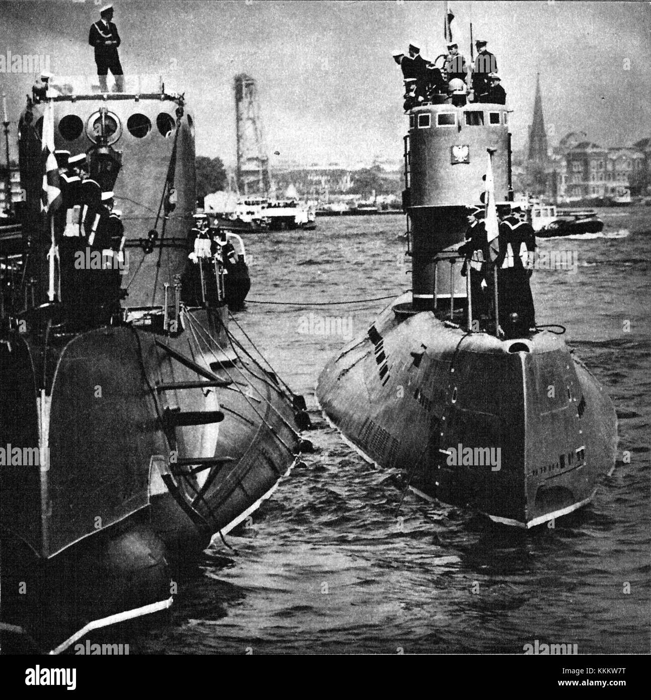 The ORP Sep and Bielik were Polish naval ships, with this image ...