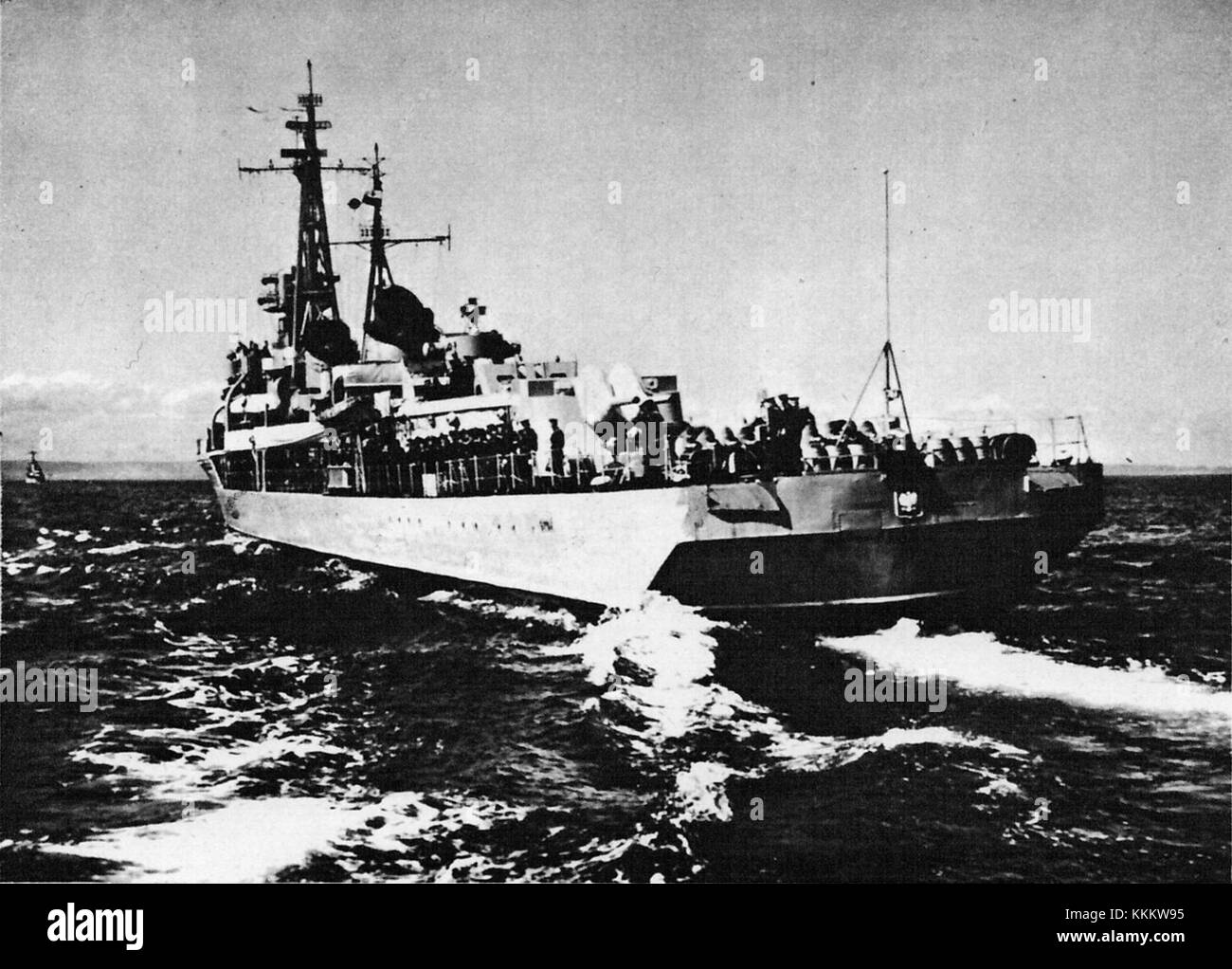 ORP Grom, a Polish destroyer launched in 1950, served as part of the ...