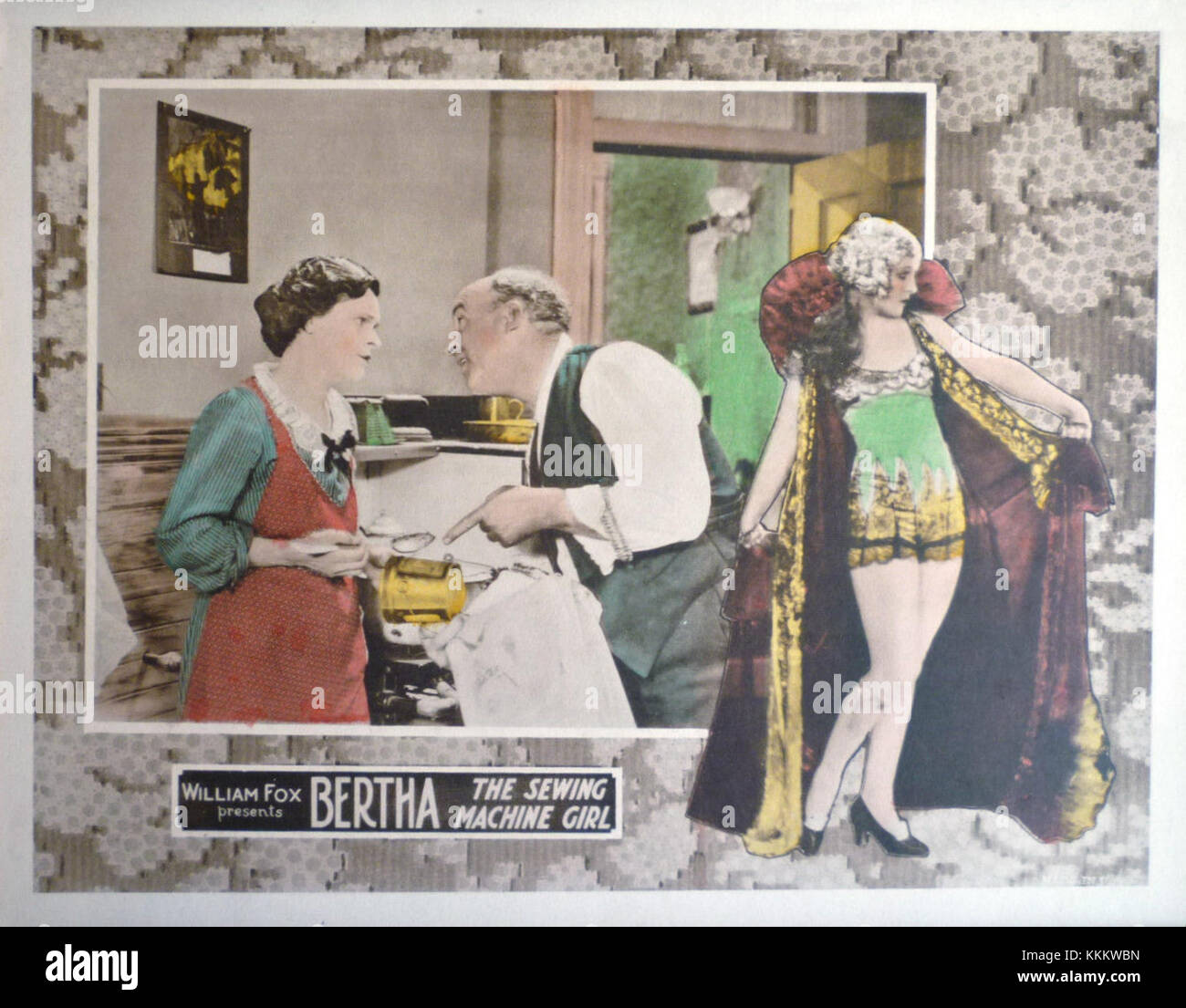 'Bertha the Sewing Machine Girl' lobby card, a piece of vintage ...