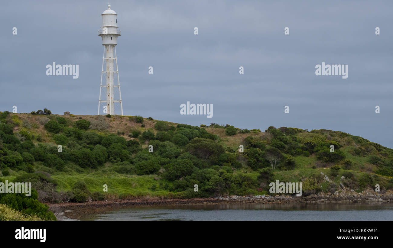 Currie Lighthouse, Currie, King Island, Tasmania, Australia Stock Photo ...