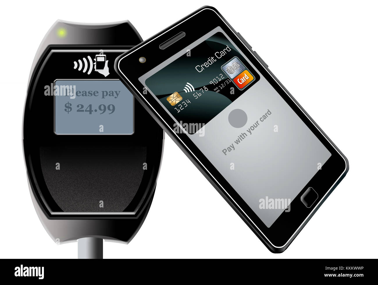 Pay at counter Cut Out Stock Images & Pictures - Alamy