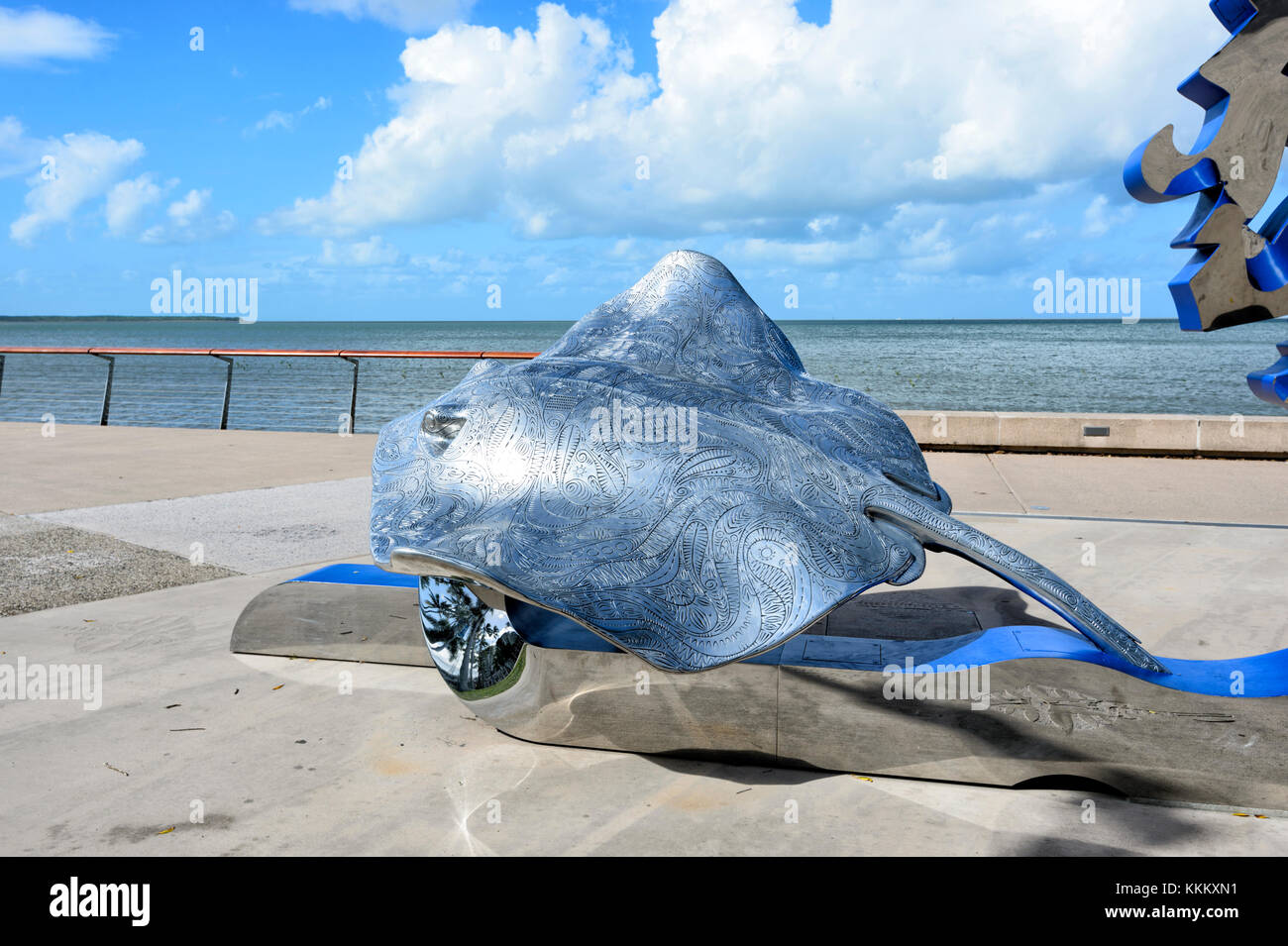 Part of the public artwork Citizens Gateway to the Great Barrier Reef ...