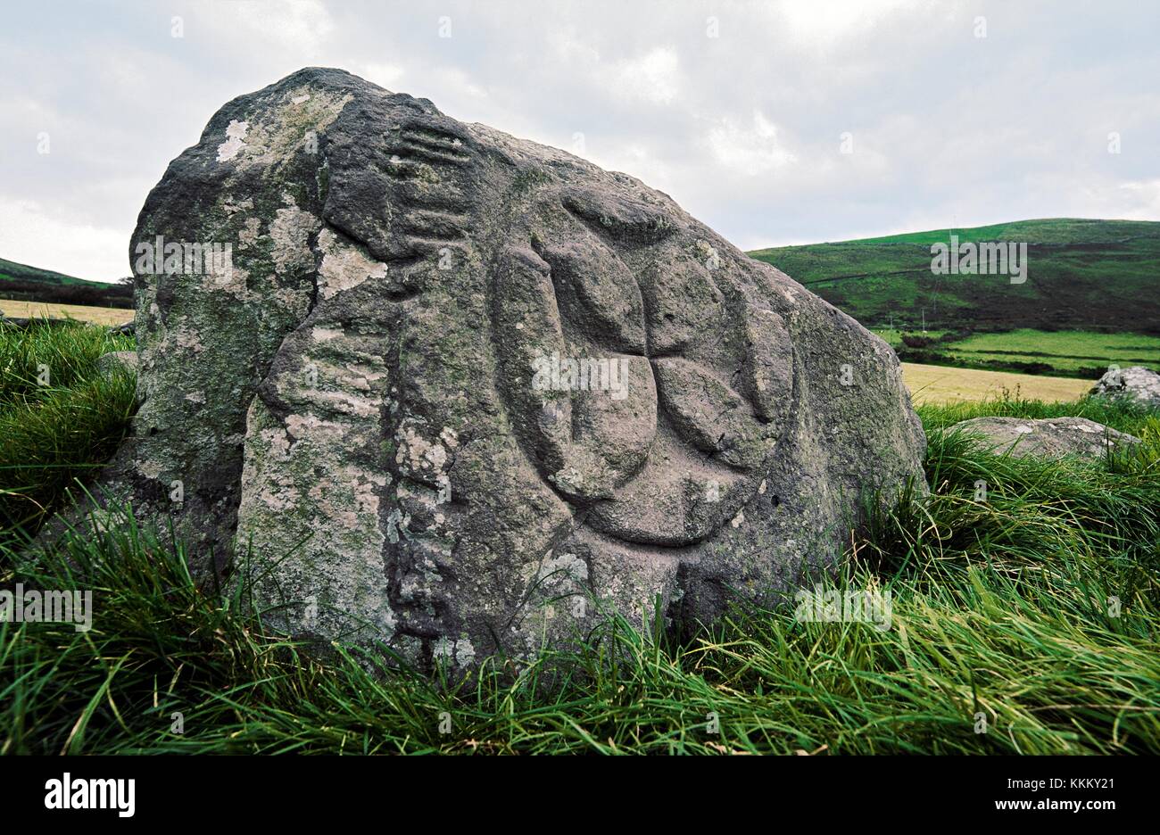 Ancient celtic carved stone ireland hi-res stock photography and images ...