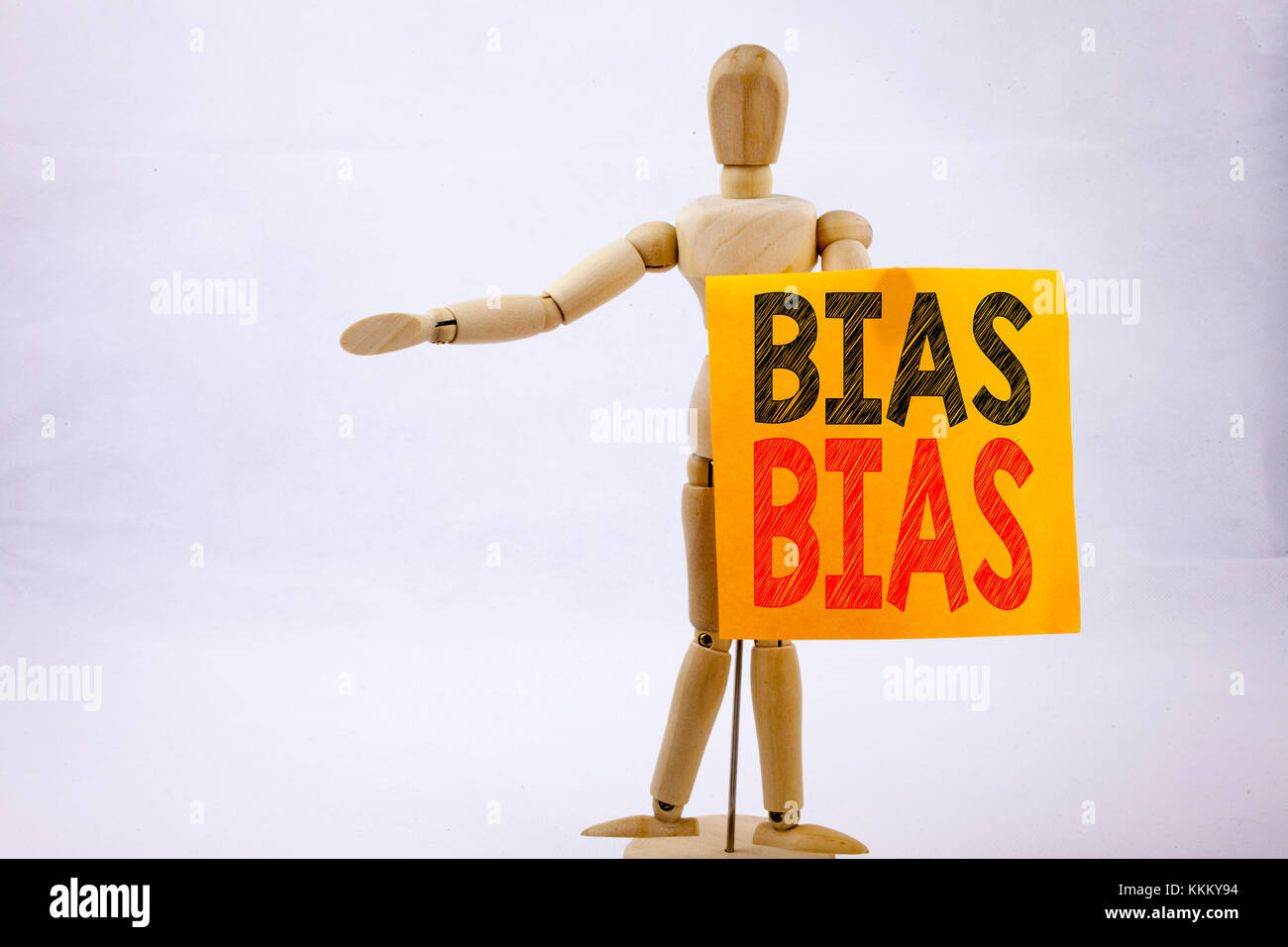 Conceptual hand writing text caption inspiration showing Bias Business ...