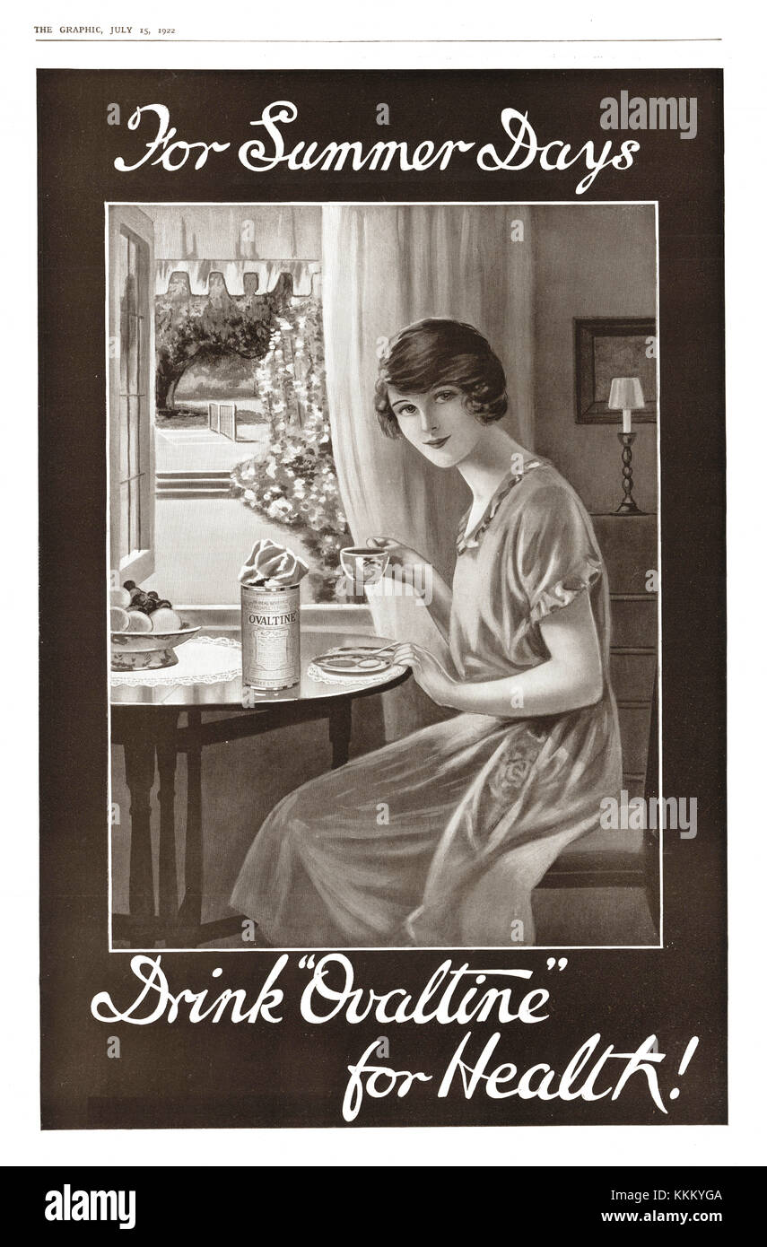 1922 advertisement hi-res stock photography and images - Alamy