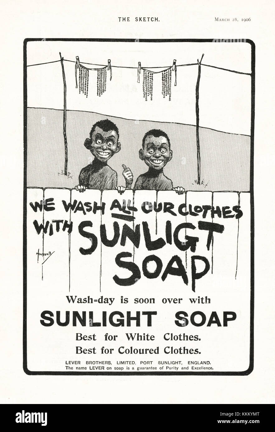 Sunlight soap advert hi-res stock photography and images - Alamy