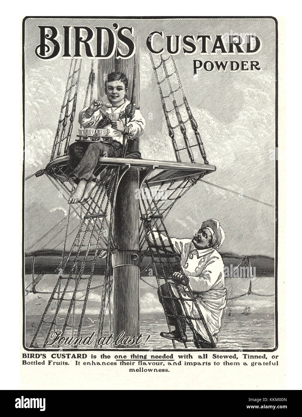 1905 UK Magazine Bird's Custard Advert Stock Photo - Alamy