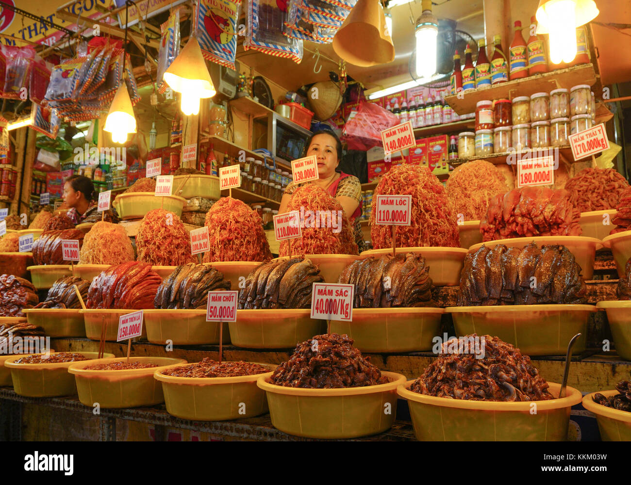 Myanmar dry fish market hi-res stock photography and images - Alamy