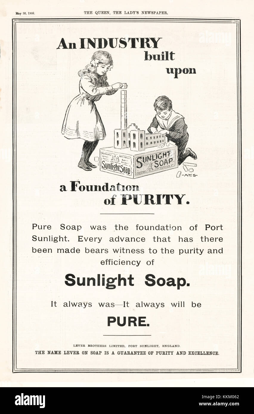 Sunlight soap advert hi-res stock photography and images - Alamy