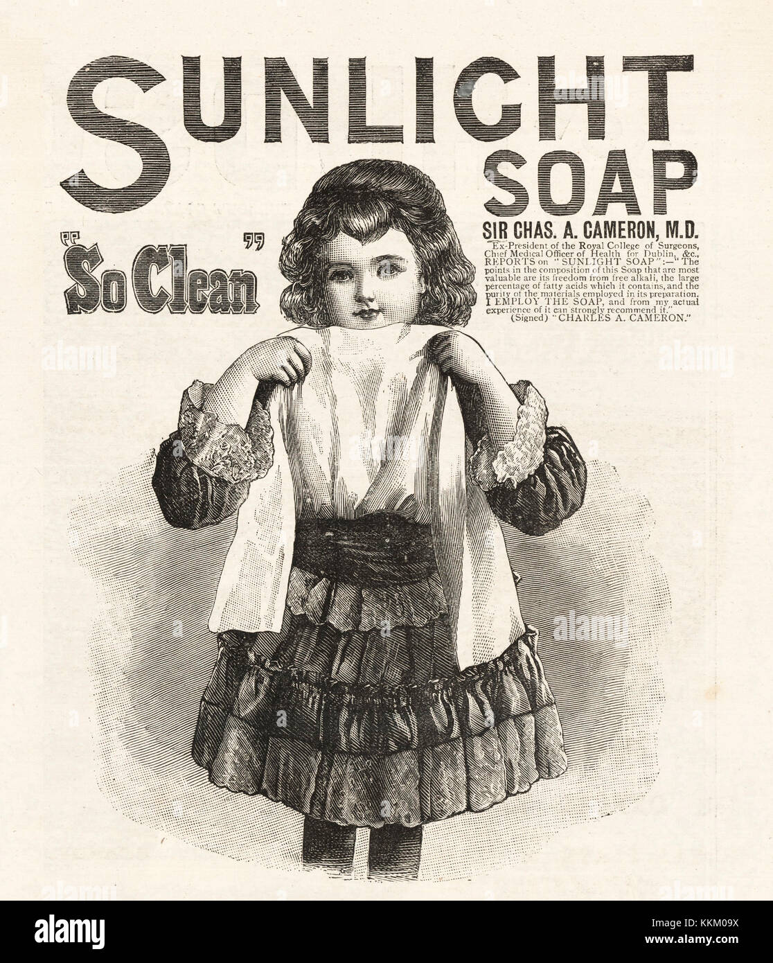 Sunlight soap advert hi-res stock photography and images - Alamy