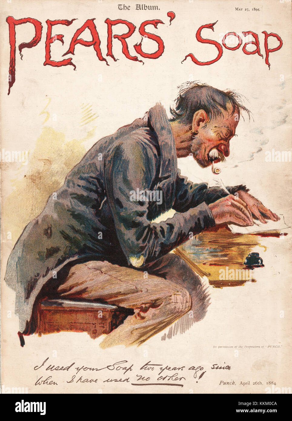 1895 UK Magazine Pears Soap Advert Stock Photo - Alamy