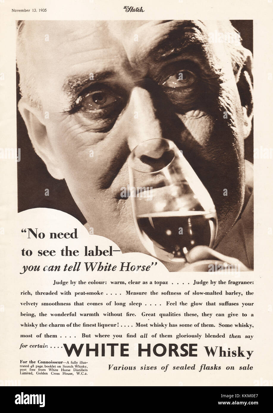 White horse whisky hi-res stock photography and images - Alamy